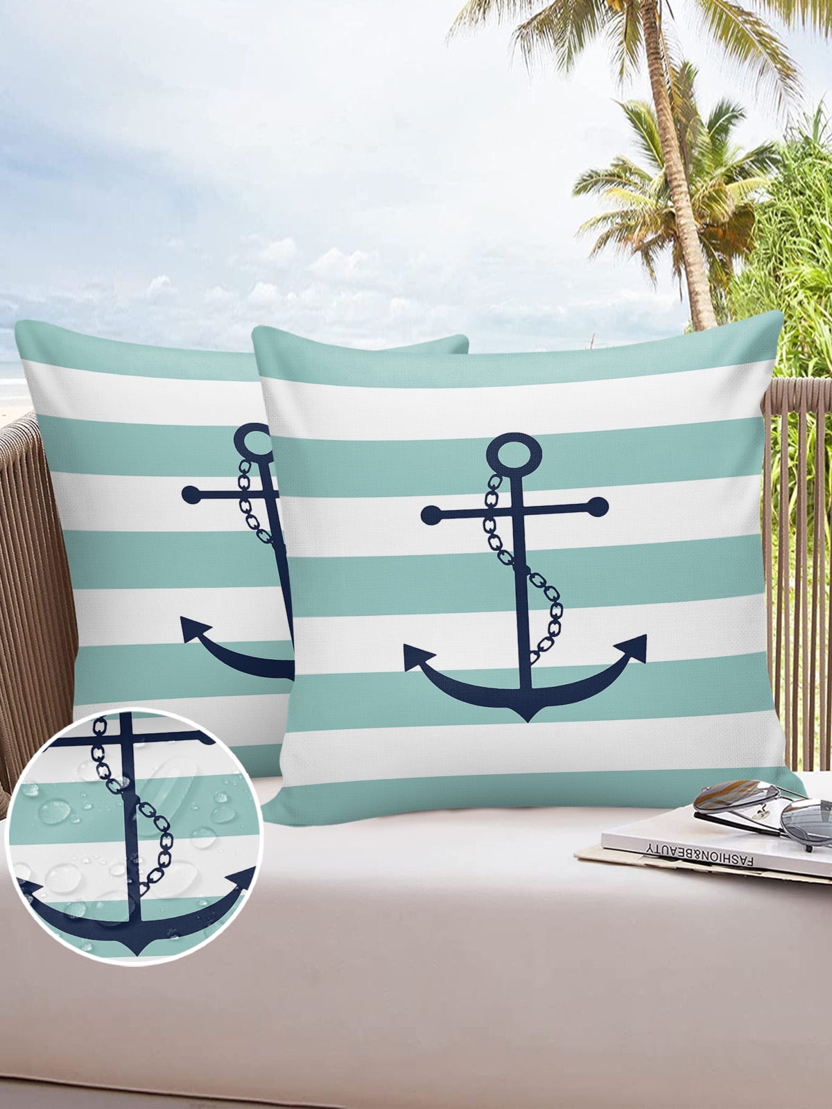 Decor Home Covers Cushion Patio Garden Case Cover Pillow Waterproof ...