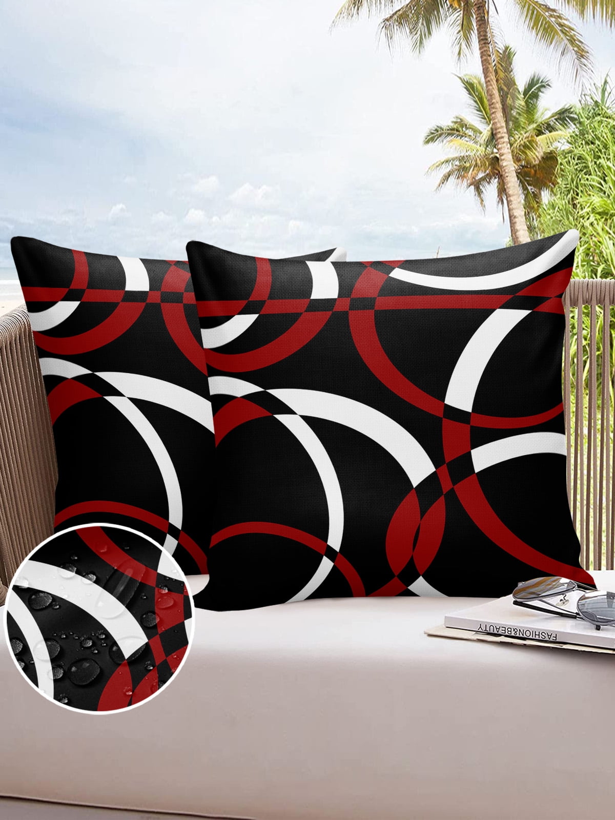 Decor Home Covers Cushion Patio Garden Case Cover Pillow Waterproof ...