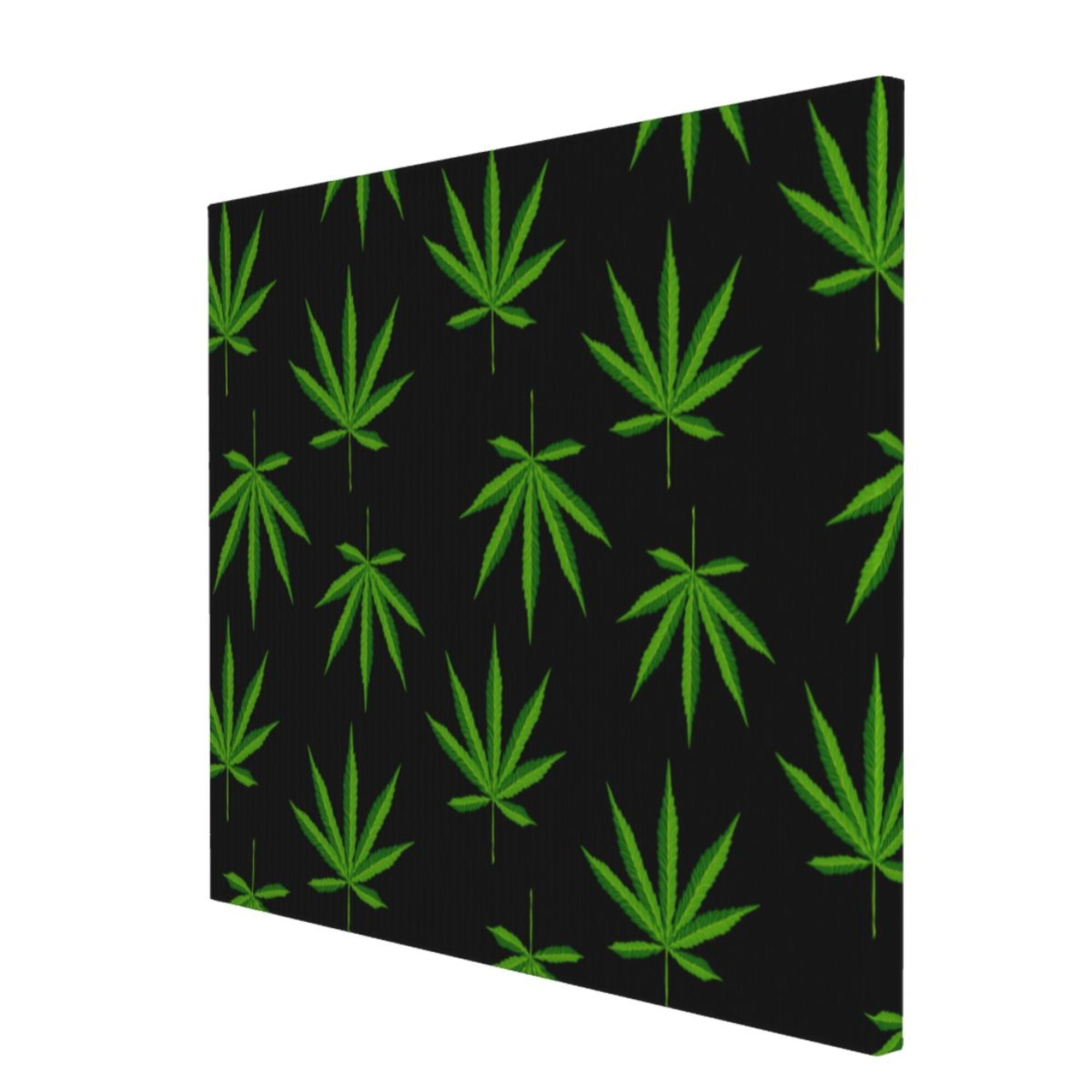 Decor Marijuana Leaf Wall Decor Bathroom Canvas Painting Modern ...