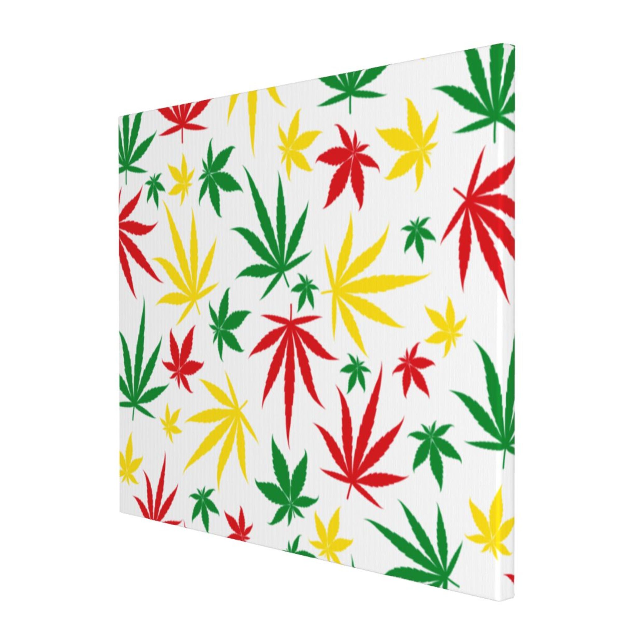 Decor Marijuana Leaf Wall Decor Bathroom Canvas Painting Modern ...