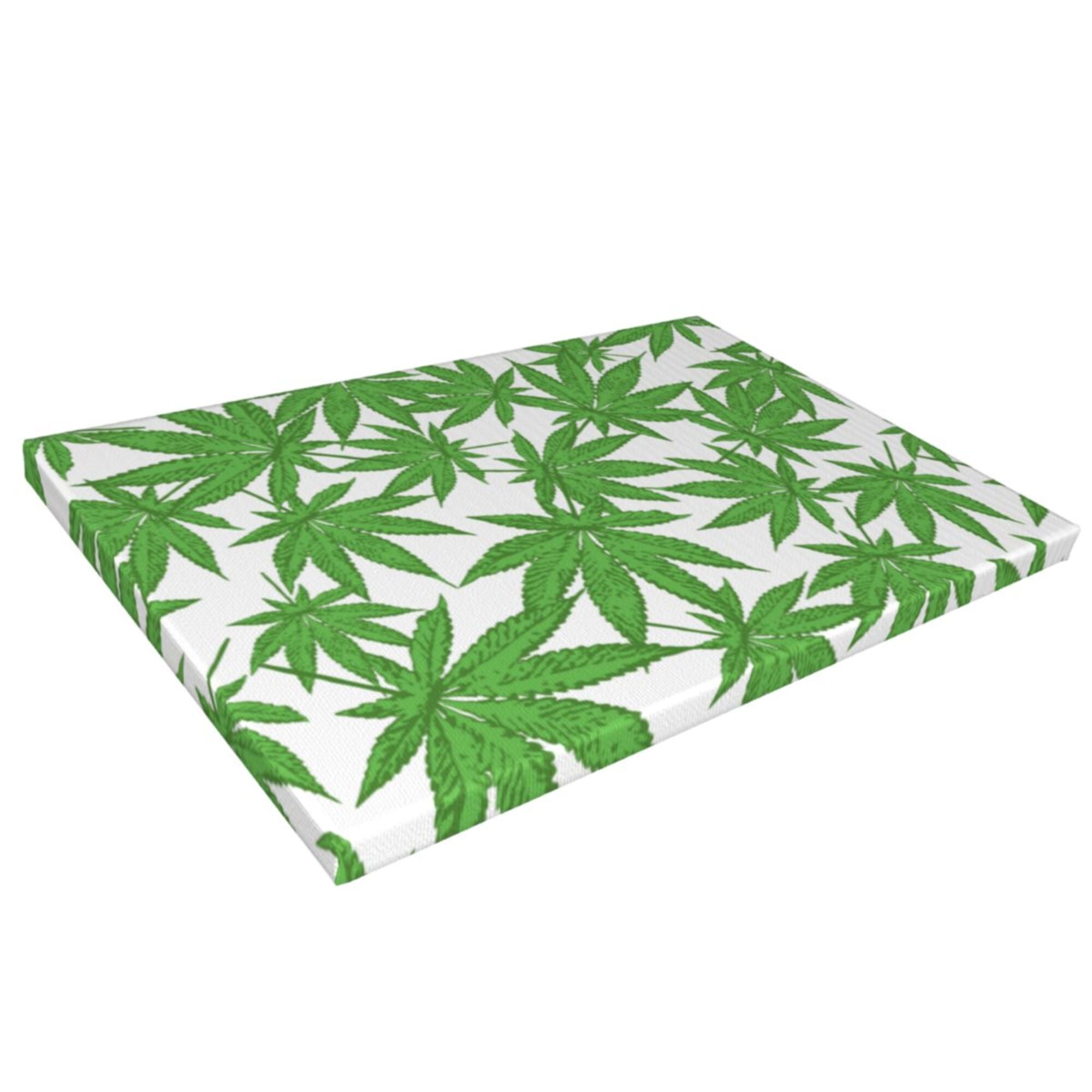 Decor Marijuana Leaf Wall Decor Bathroom Canvas Painting Modern ...