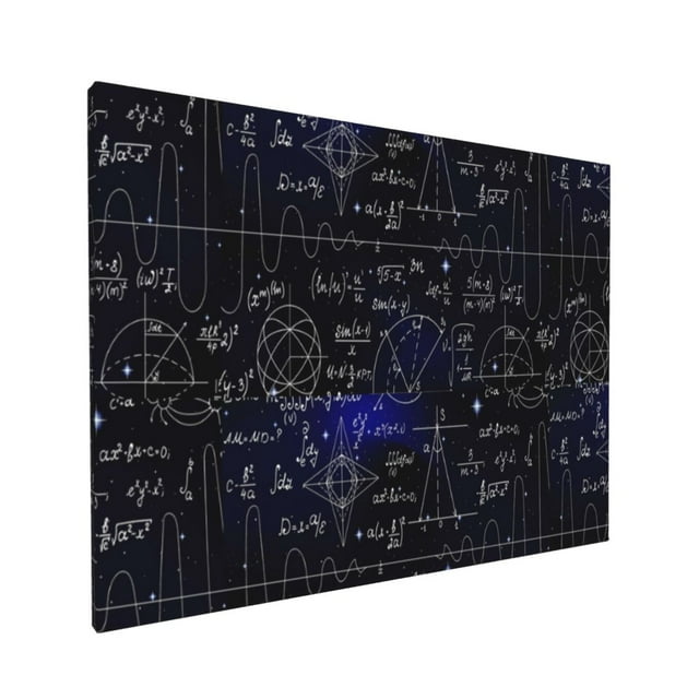 Decor Mathematical Endless Formulas Physics Science Wall Decor Bathroom ...