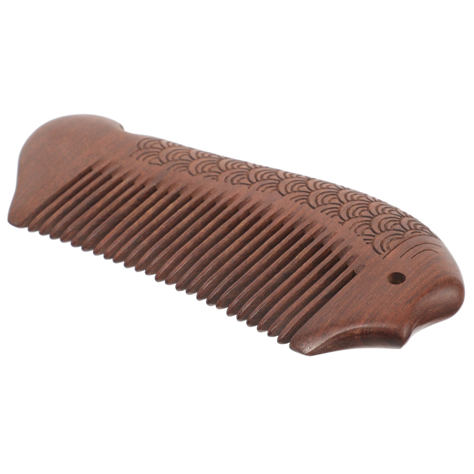 Decor Men's Combs for Fine Tooth Hair Detangling Wooden Anti-static ...