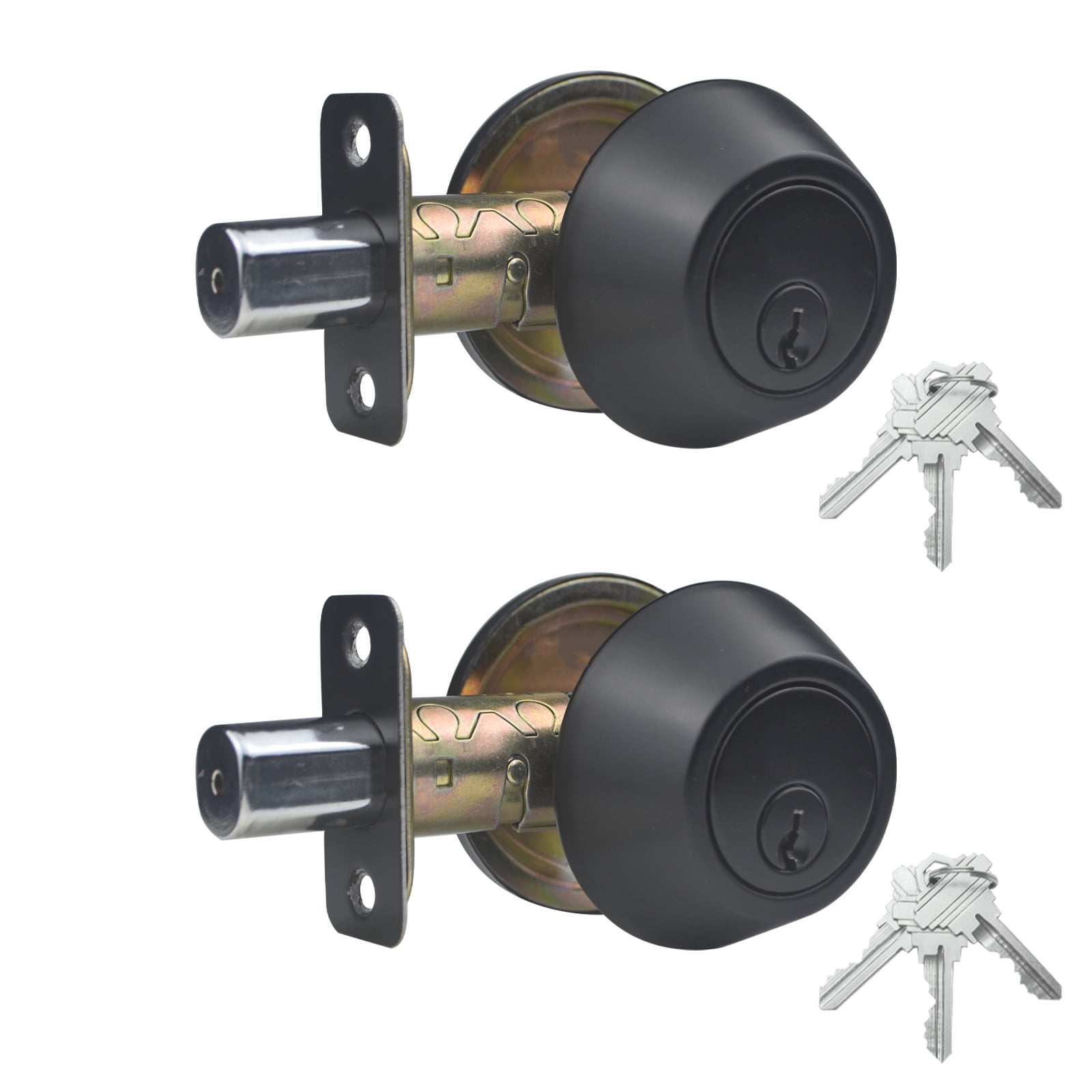 Decor Mo 1 Side Keyed Deadbolt Lock,Single Cylinder Dead Bolt, Matte ...