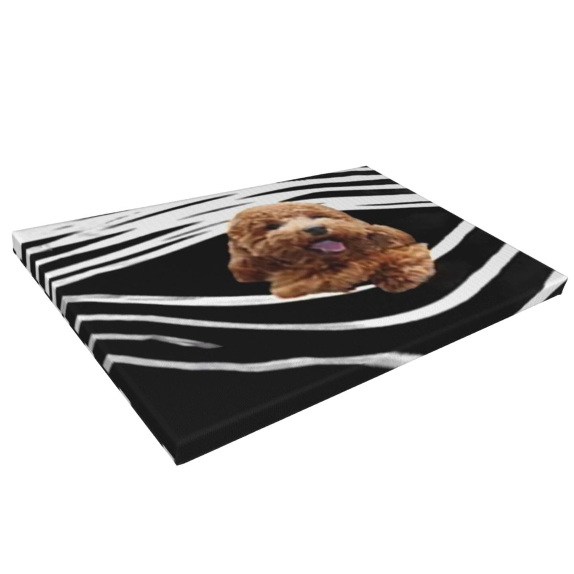 Decor Motif Dog Cat Stripes Animal Motif Funny Wall Decor Bathroom ...