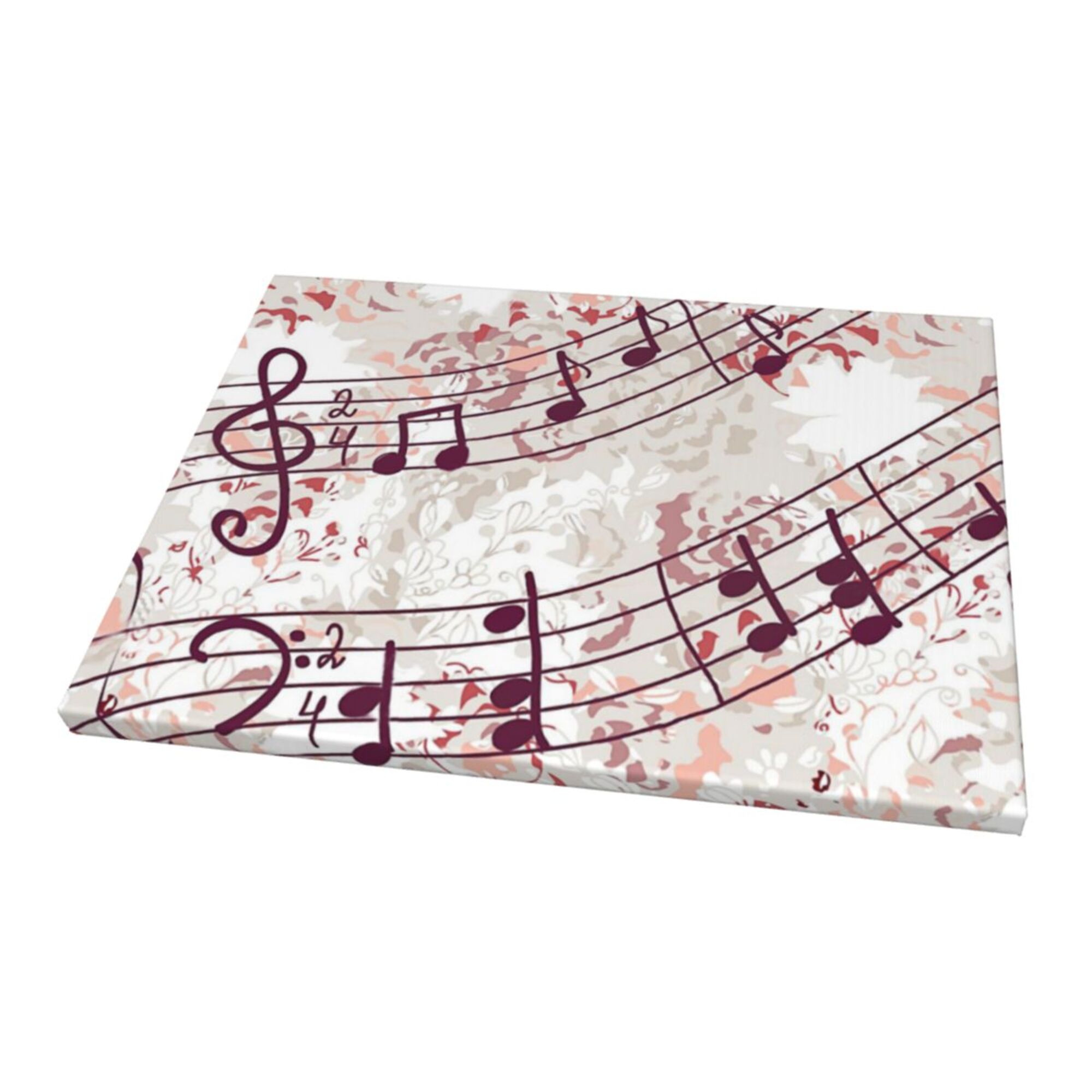 Decor Music Notes Wall Decor Bathroom Canvas Painting Modern ...