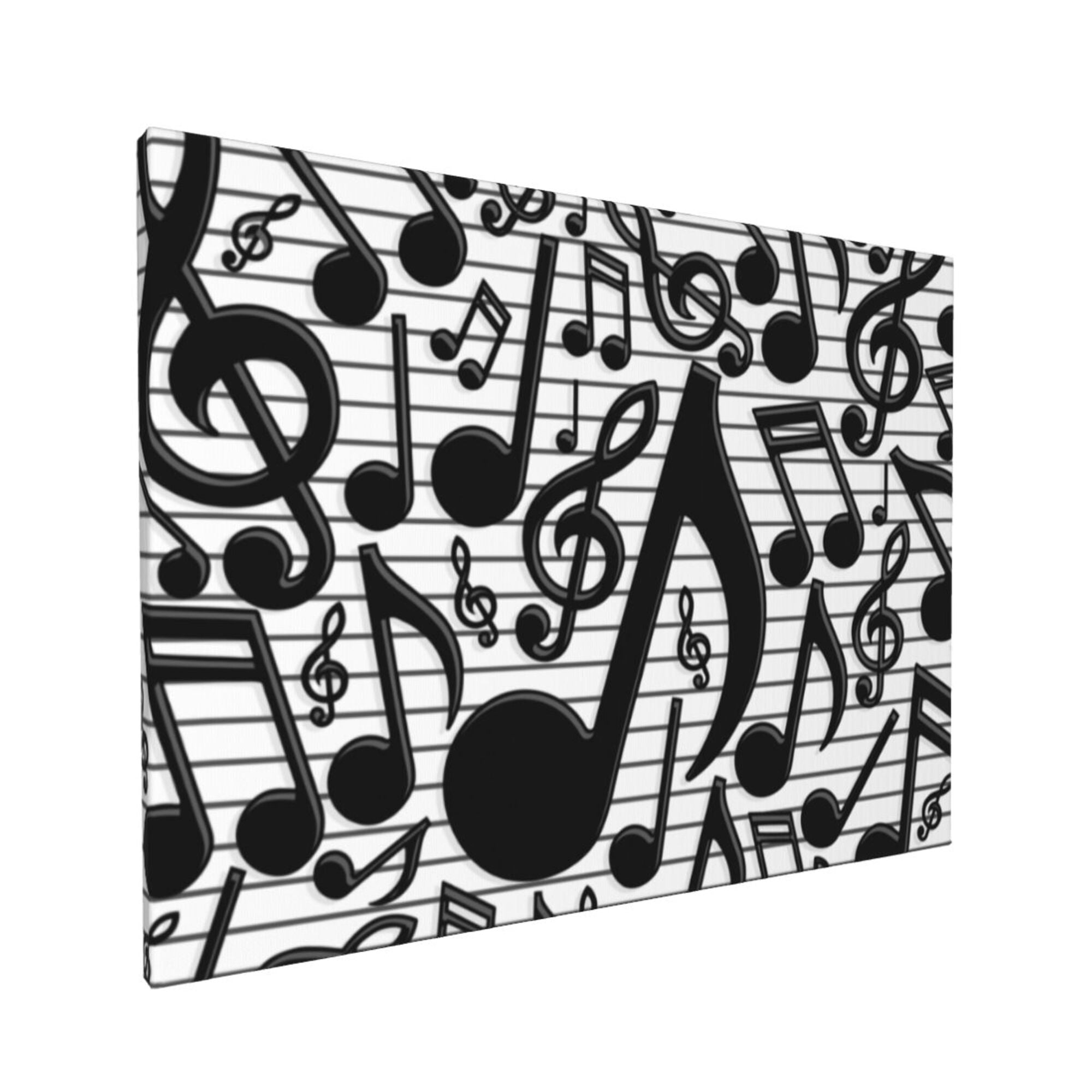 Decor Musical Notes Wall Decor Bathroom Canvas Painting Modern ...