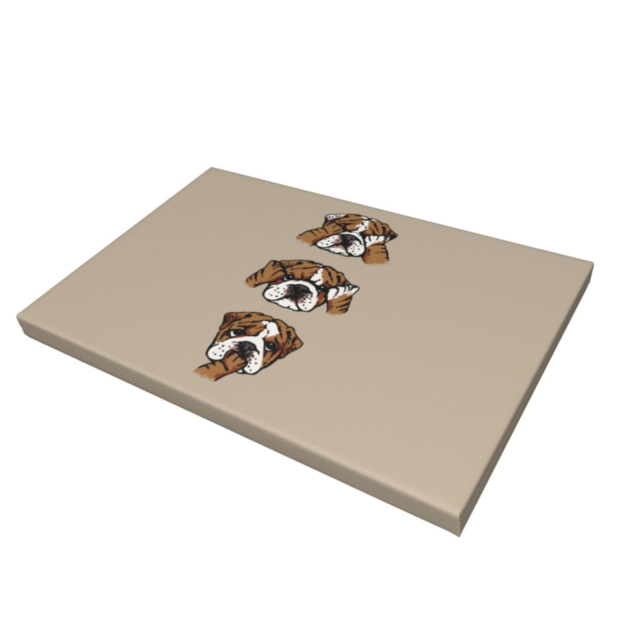 Decor Noevil-English-Bulldog-Prints Wall Decor Bathroom Canvas Painting ...