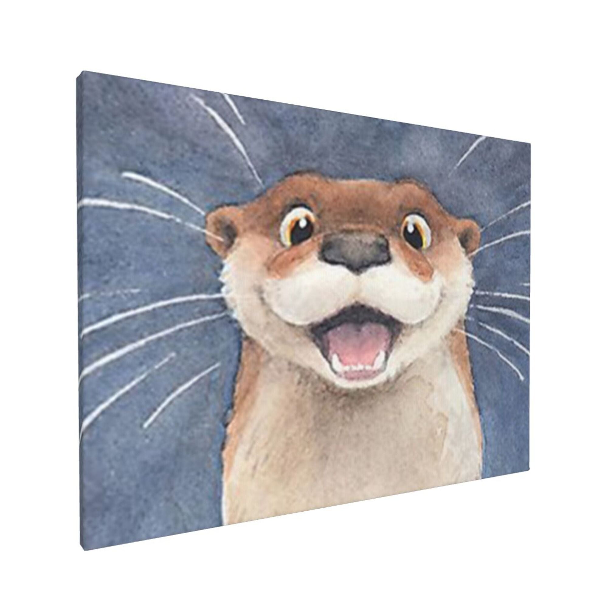 Decor Otter! Wall Decor Bathroom Canvas Painting Modern Decorations ...