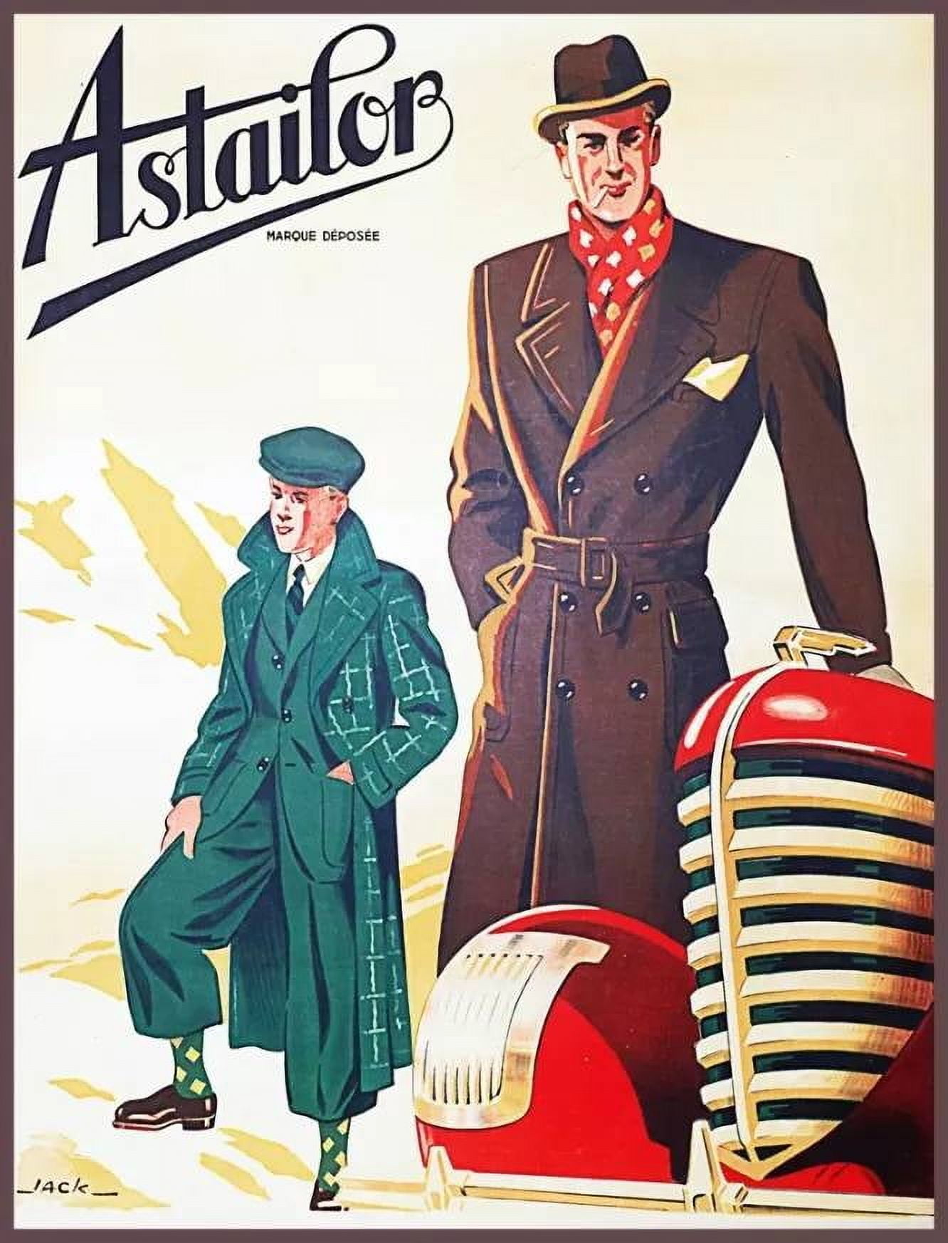 Decor POSTER.Home room bedroom art.Interior Design.Astailor Men Fashion ...