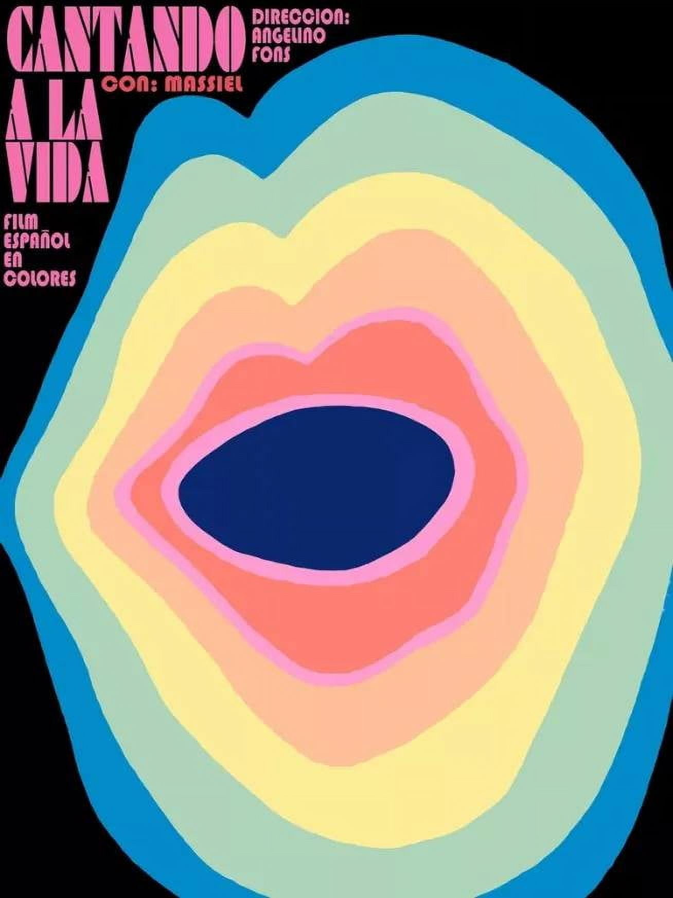 Decor POSTER.Home room bedroom art.Interior.Massiel.Cantando la vida ...