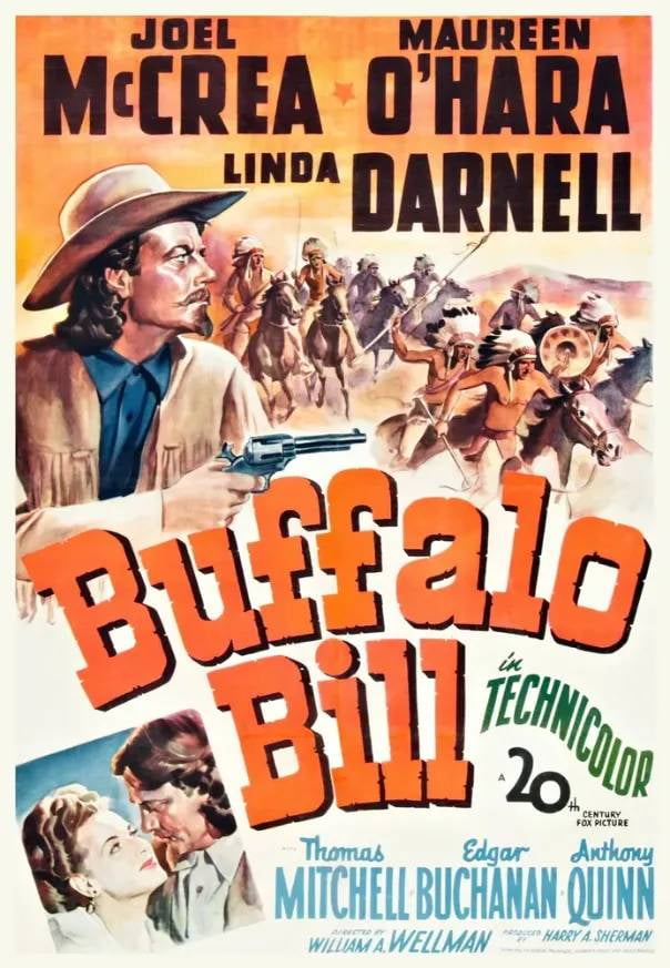 Decor POSTER.Home wall room Art.Interior Design.Buffalo Bill Western ...