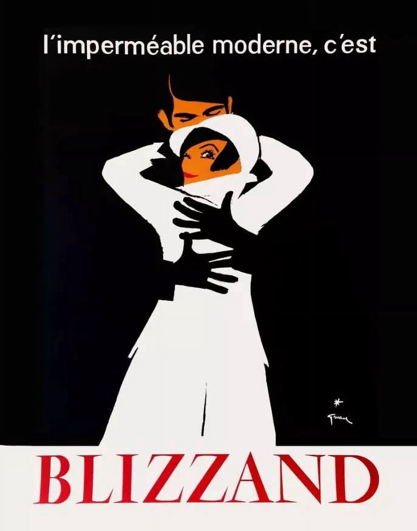 Decor POSTER.Office Home room Art Design.Blizzand raincoats.French ad ...