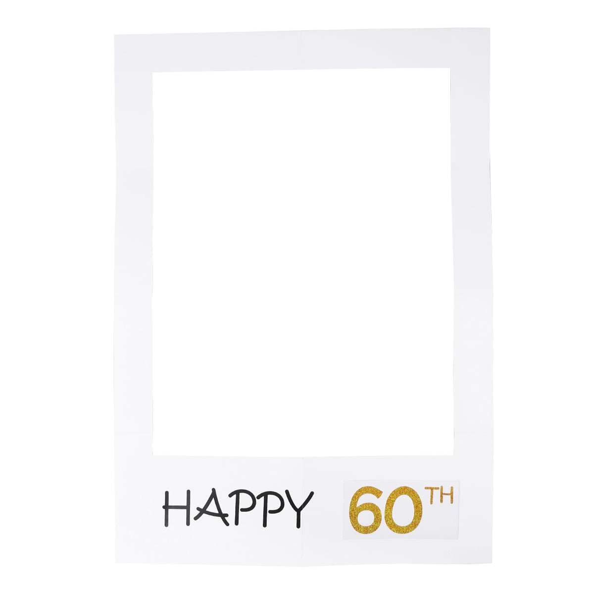 Decor Photo Frame Picture Frames Unique Props DIY Booth Cutouts 60th ...
