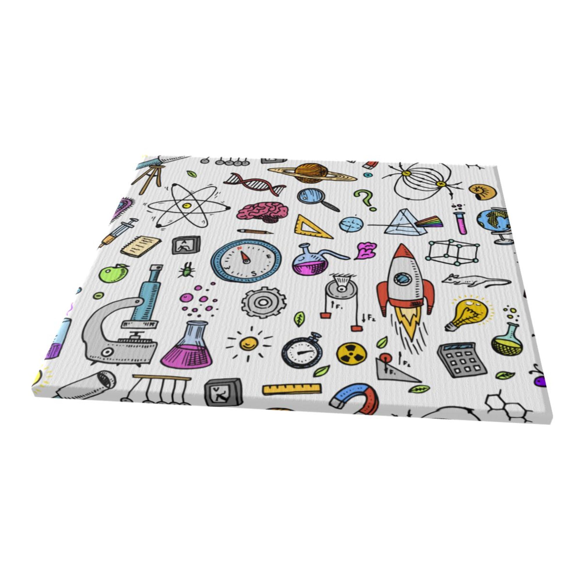 Decor Physics And Mathematics Chemistry And Biology Wall Decor Bathroom ...