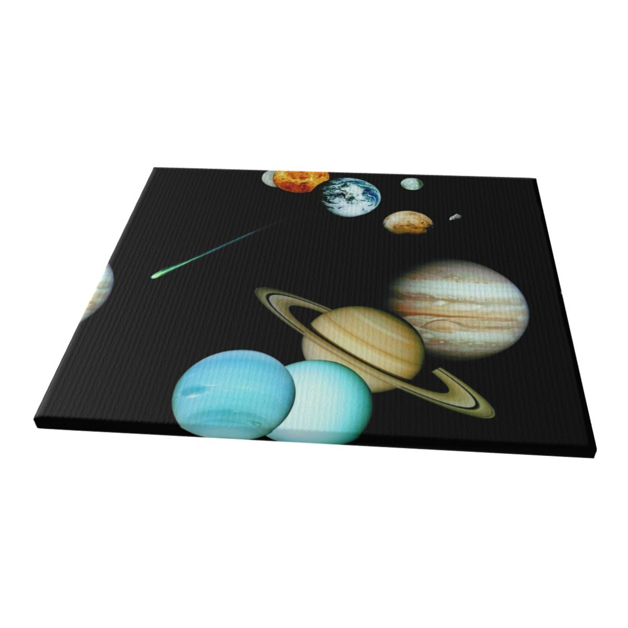 Decor Planets And Comets Wall Decor Bathroom Canvas Painting Modern ...