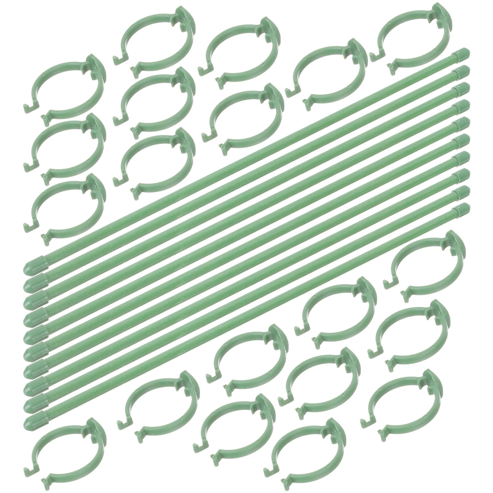 Decor Plant 10 Pcs Outdoor Support Flower Stakes Garden Single-pole ...