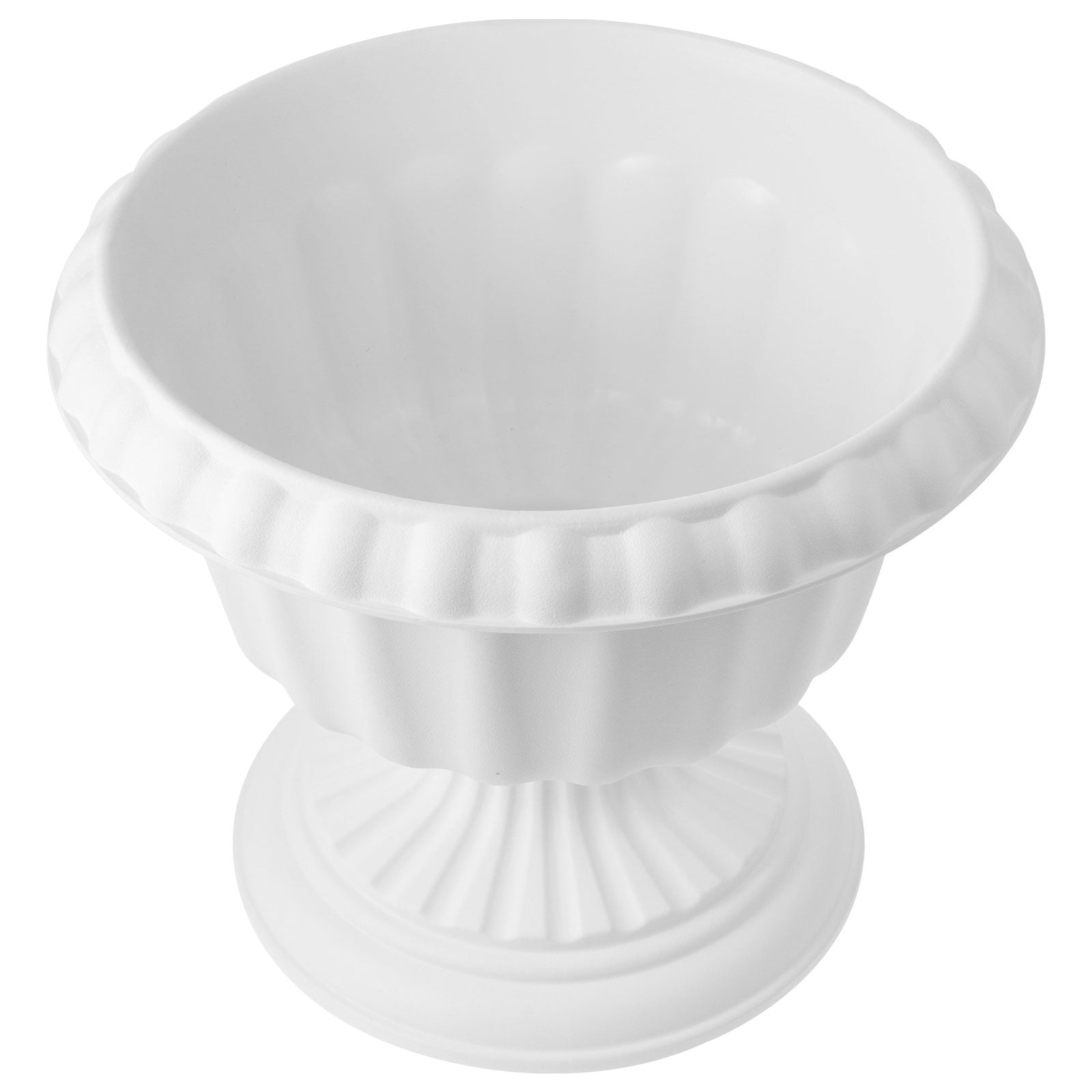 FONDOTIN Planter Roman Style Flower Pot Container 1Pack 11.4X11.4X9.4In ...