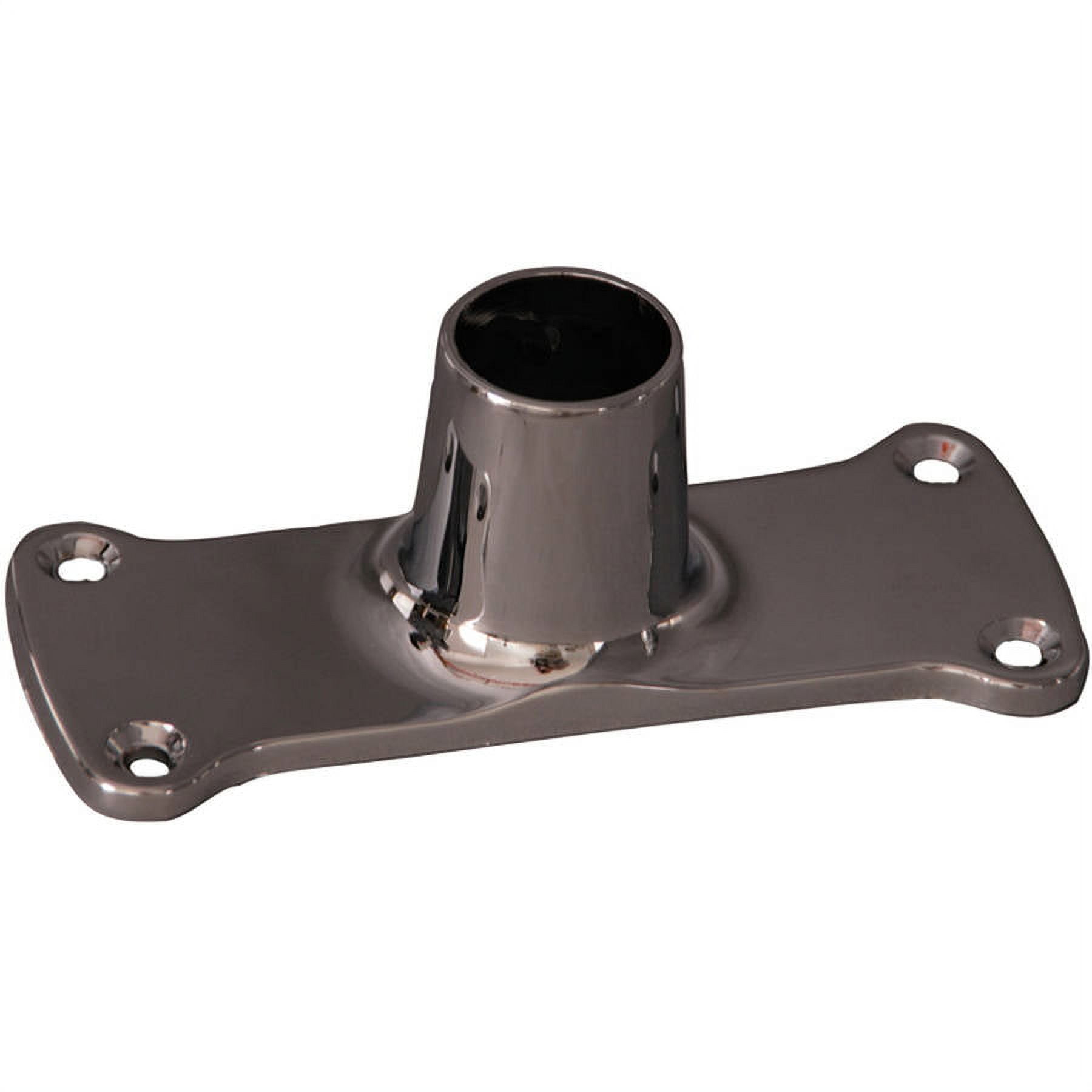 Decor Plumb Rectangular Shower Rod Flange, Polished Chrome - Walmart.com