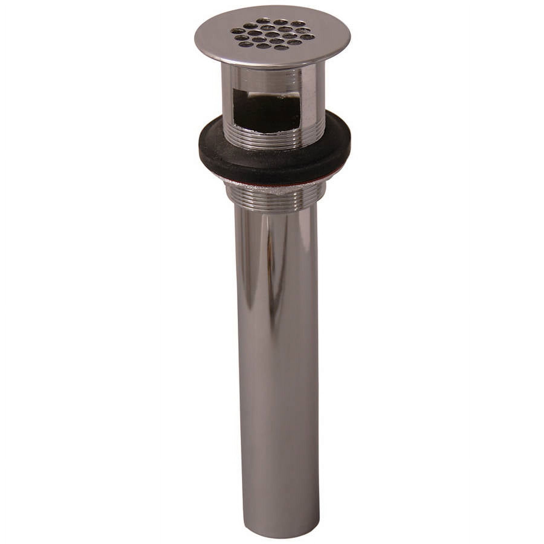 Decor Plumbing Lavatory Grid Drain with Overflow, Polished Chrome ...