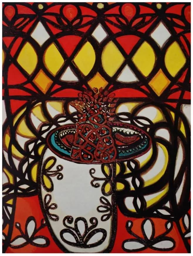 Decor Poster.Amelia Pelaez Cuban Painting. Home Interior still life art. 24 x 36 Inch Poster ...