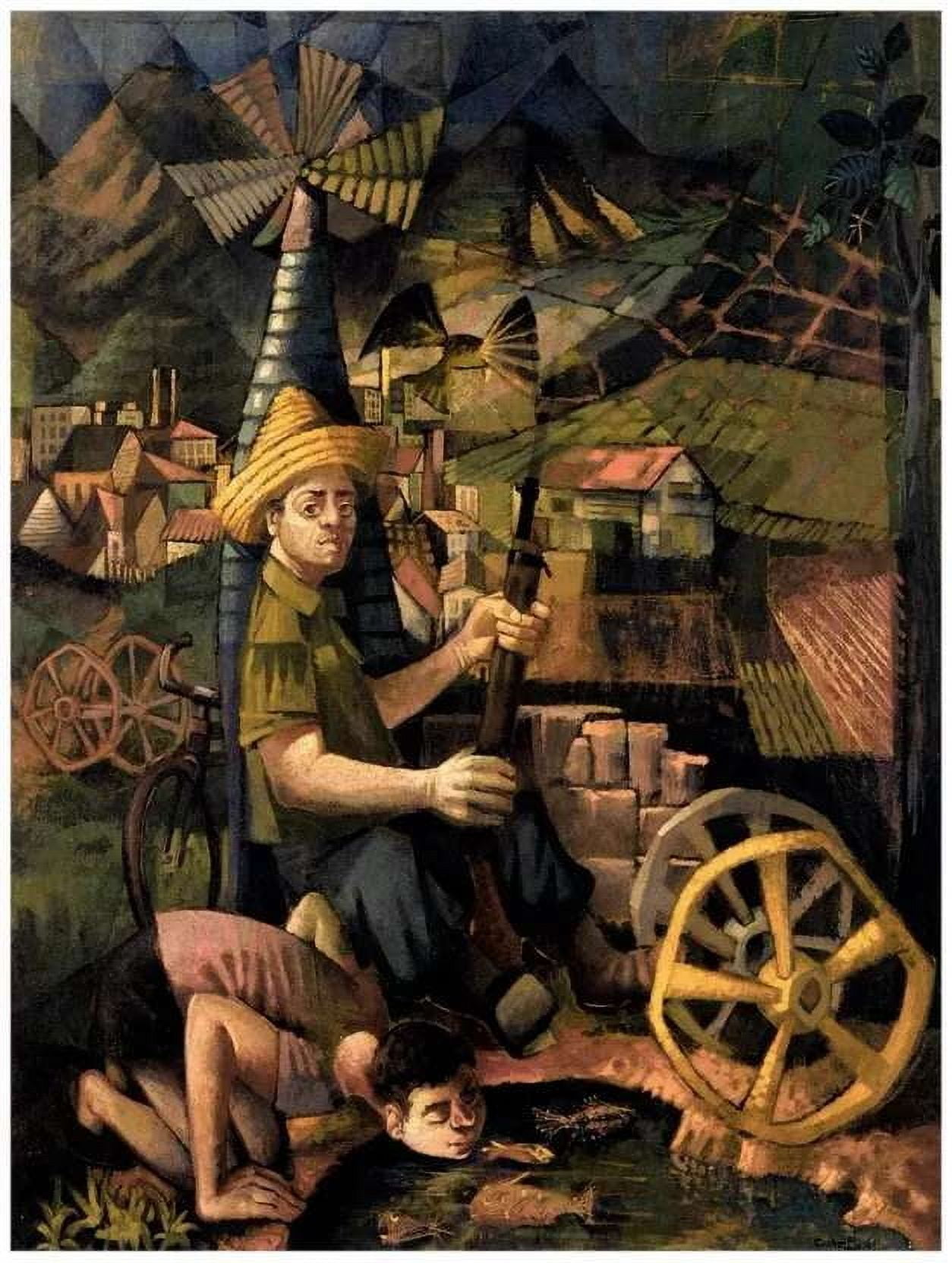 Decor Poster. Fine Graphic Art. Safeguarding the area. Home Wall Design ...