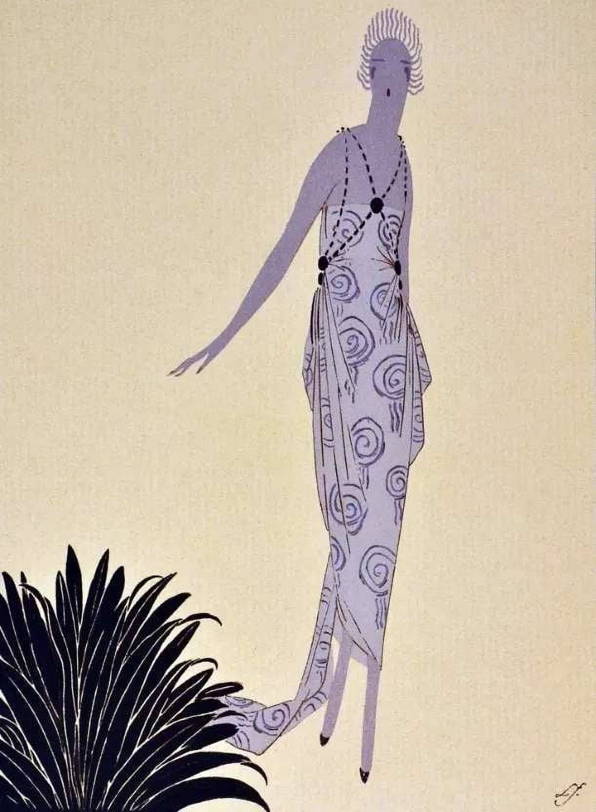 Decor Poster.Interior design Art Nouveau.Deco fashion woman. 11 x 17 ...