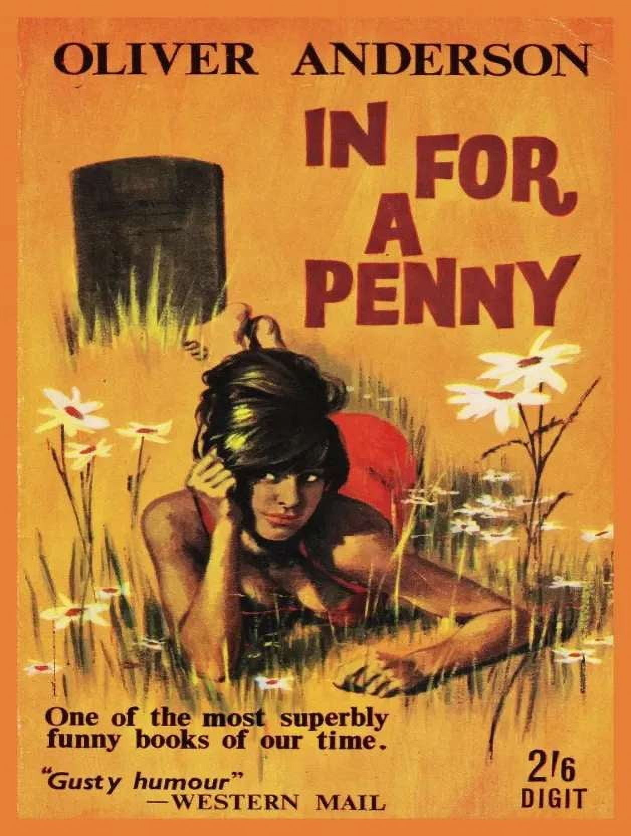 .Decor Poster.Room home wall.Retro book cover Oliver Anderson In for a ...