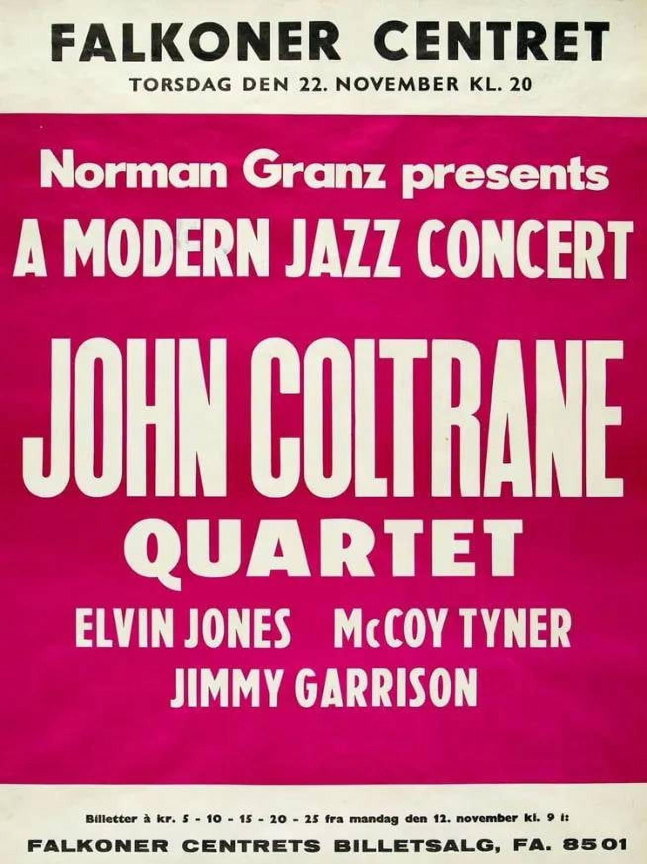.Decor Poster.Room interior.Vintage home wall art.Coltrane Jazz concert ...