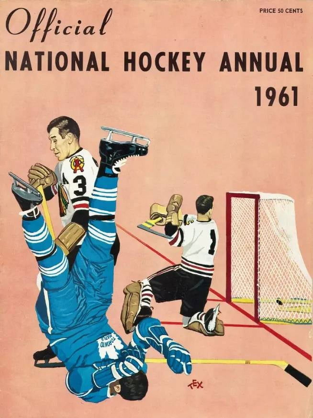 .Decor Poster.Room wall.Home vintage design. National Hockey game 11 x ...