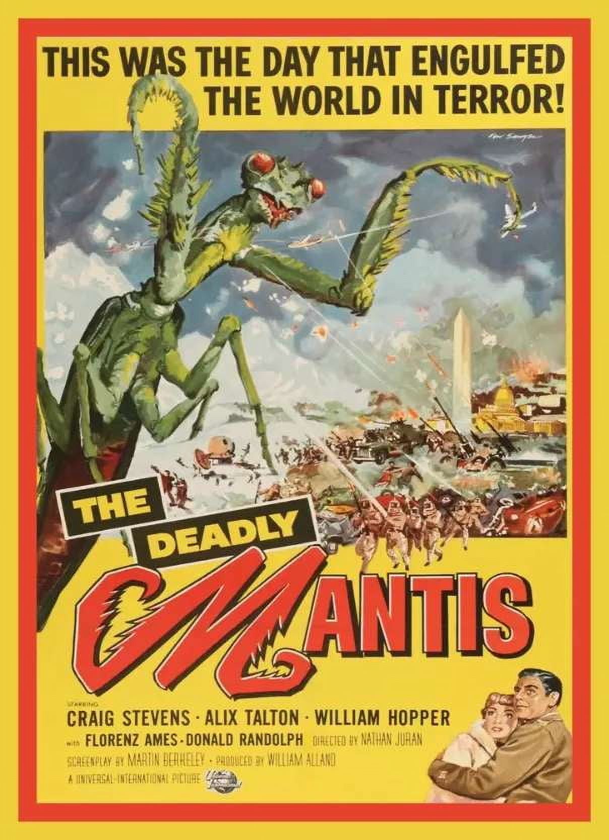 .Decor Poster.Room wall.Home vintage design.Retro movie The Deadly ...