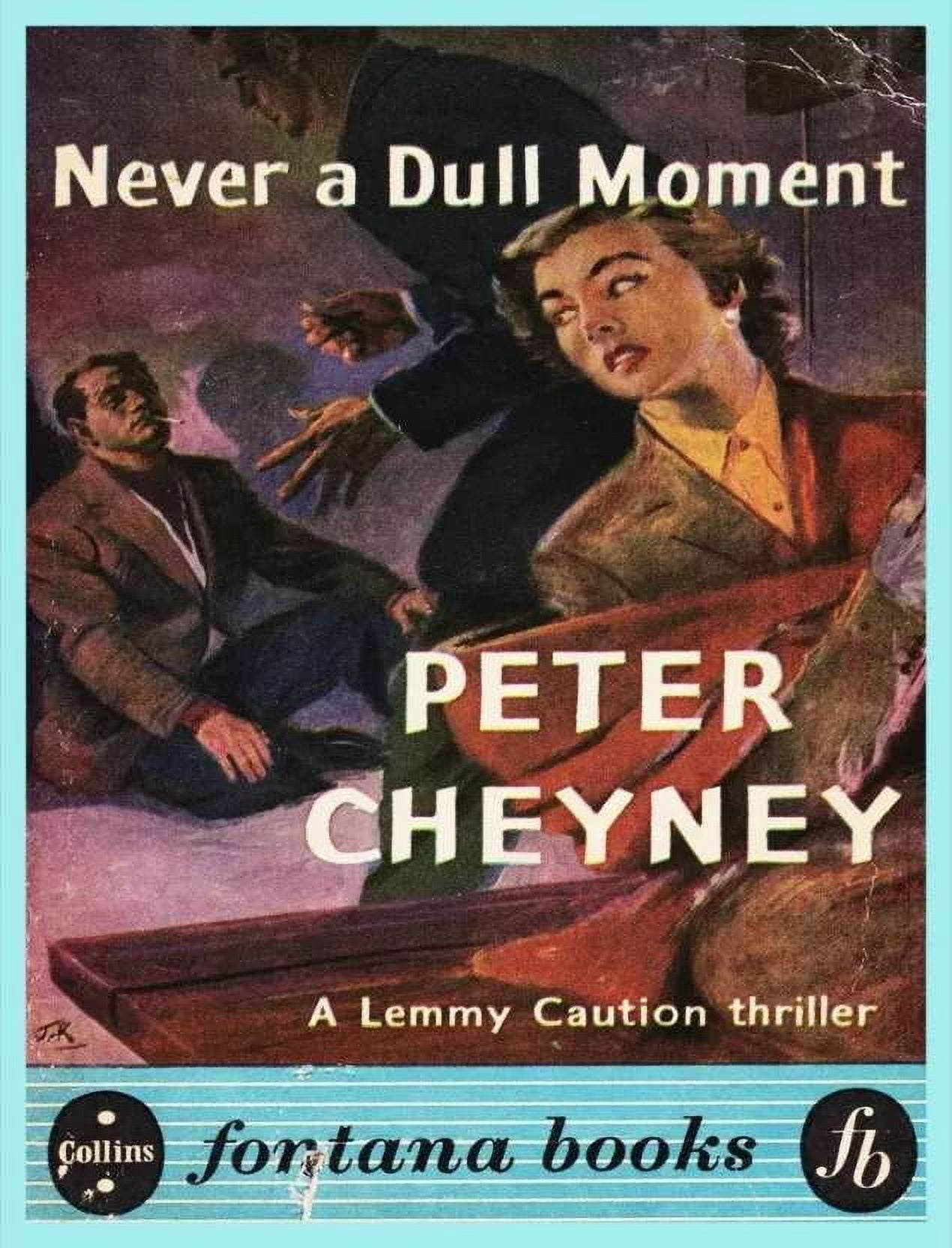 .Decor Poster.Room wall.Retro book cover Cheyney Never a dull moment 16 ...