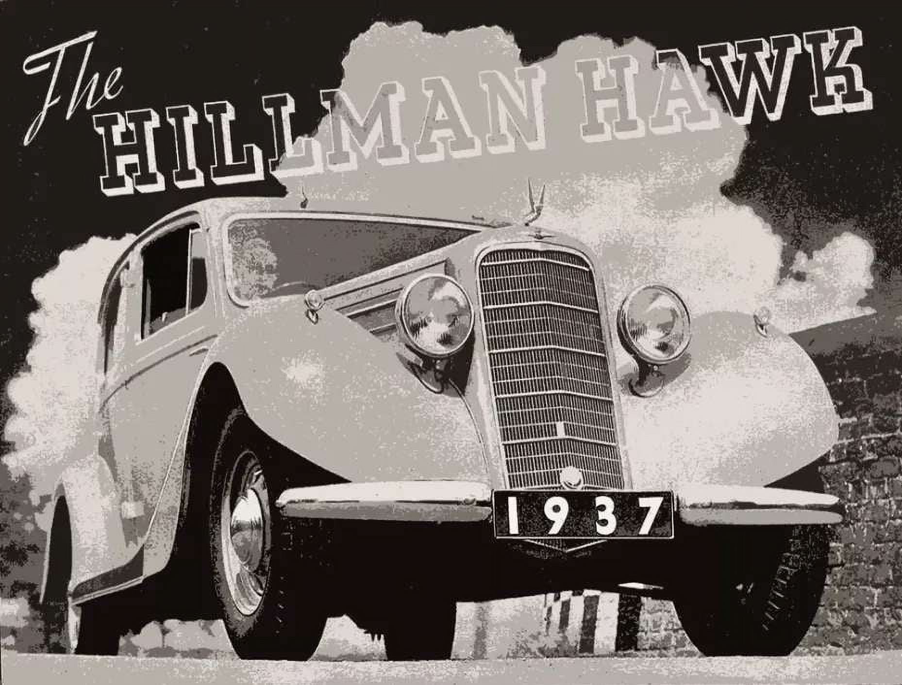 .Decor Poster.Room wall.Vintage Interior design.Hillman Hawk classic ...