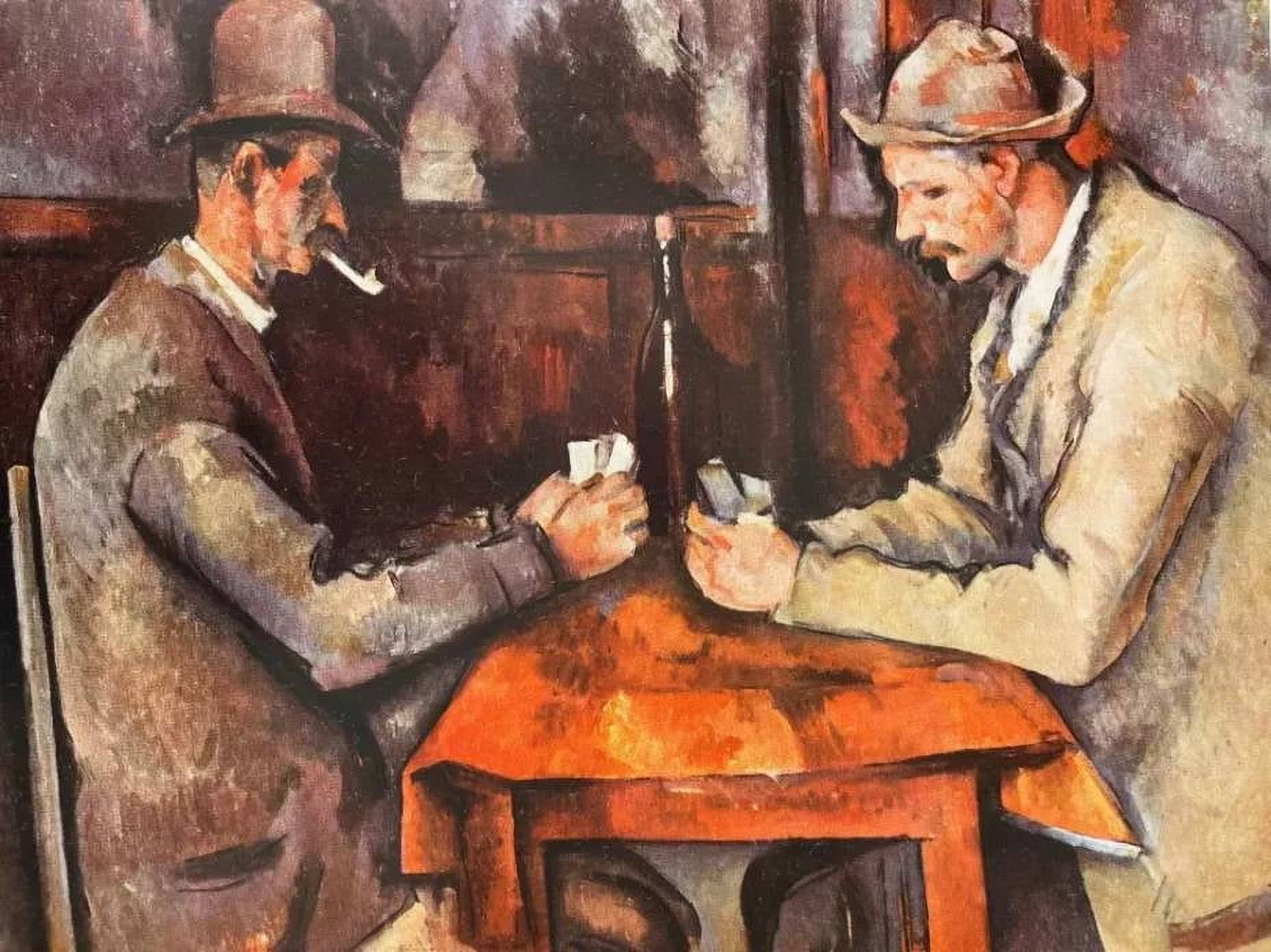 .Decor Poster.Room wall art design.Paul Cezanne painting.The Card Players 16 x 24 Inch Poster ...
