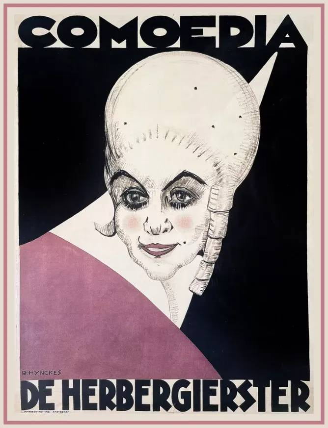 .Decor Poster.Room wall art interior design.Dutch comedy theater ...