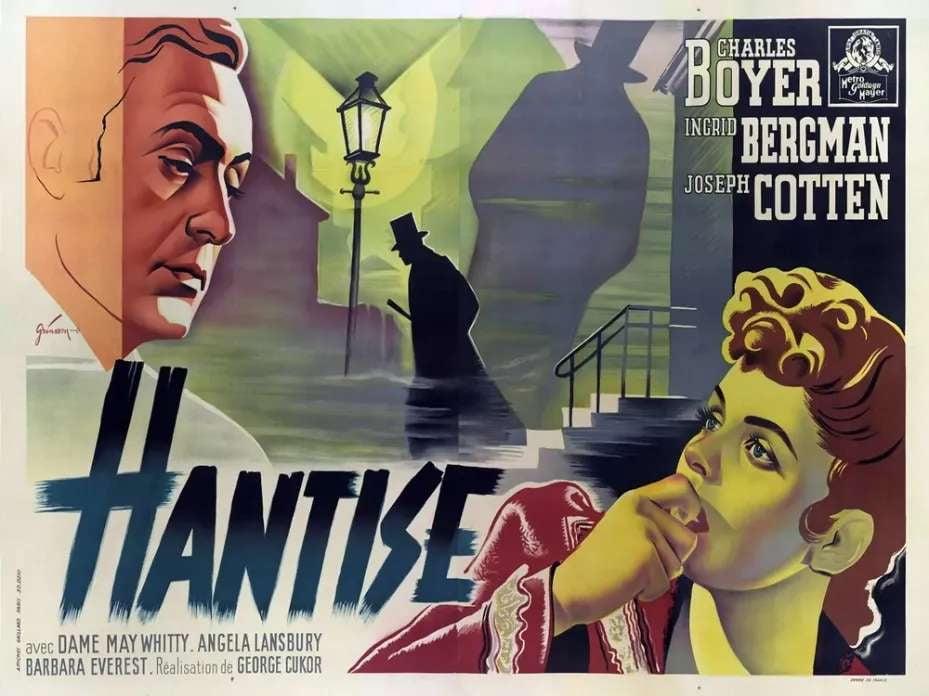 .Decor Poster.Room wall home art design.Hantise.Gaslight retro movie ...