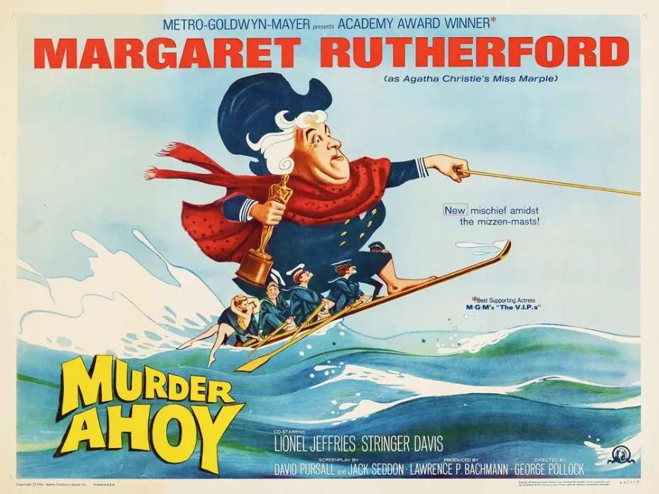 .Decor Poster.Room wall home art design.Murder Ahoy retro comedy movie ...