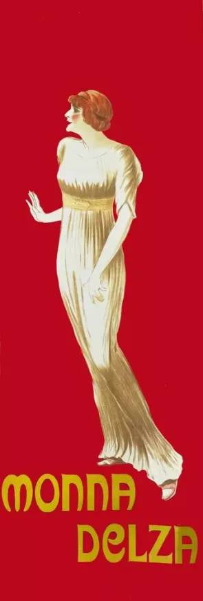 .Decor Poster.Room wall interior art design.French actress Monna Delza ...