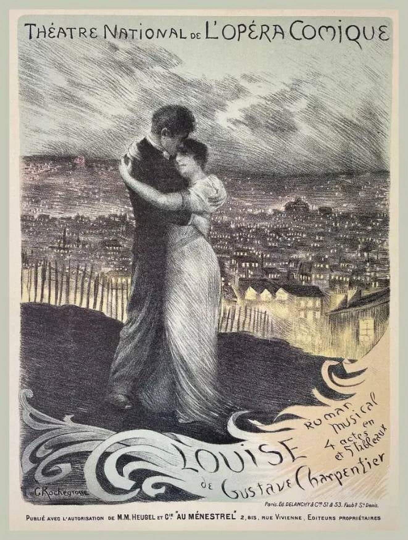 .Decor Poster.Room wall interior art design.Louise comedy opera theater ...