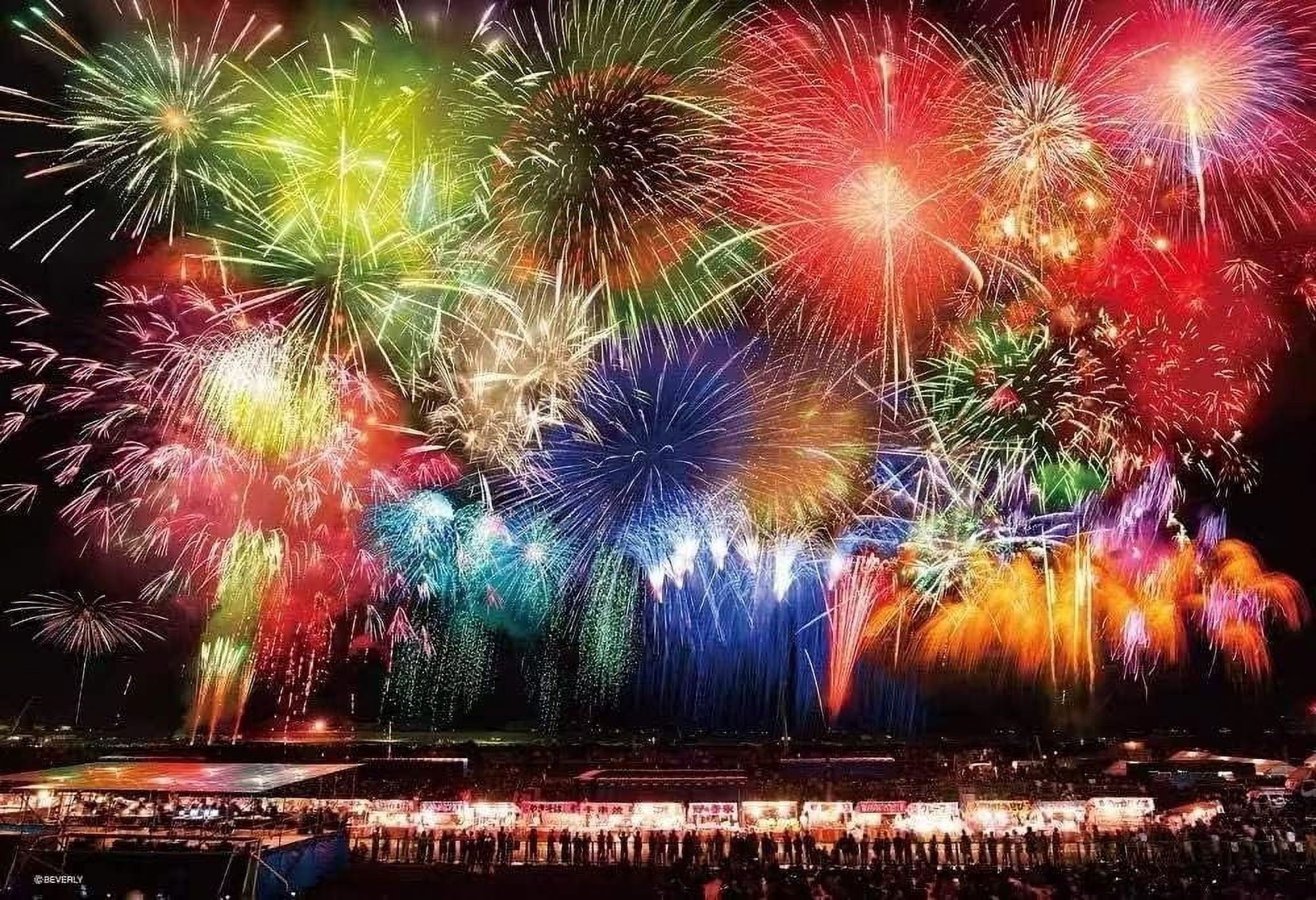 Decor Puzzles Fireworks City Wooden Jigsaw Puzzles for Adults Hd ...