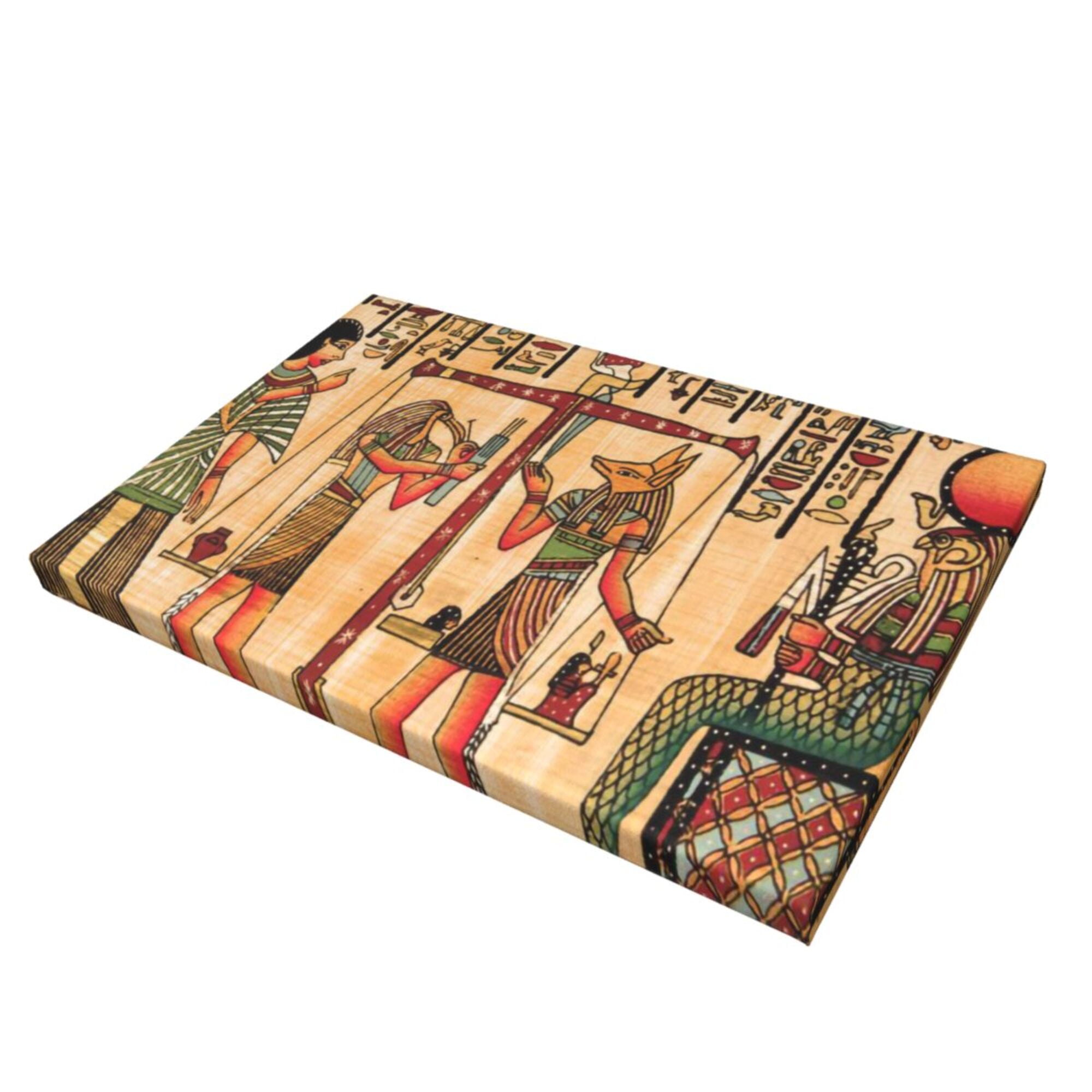Decor Retro Antique Egyptian Papyrus Wall Decor Bathroom Canvas ...