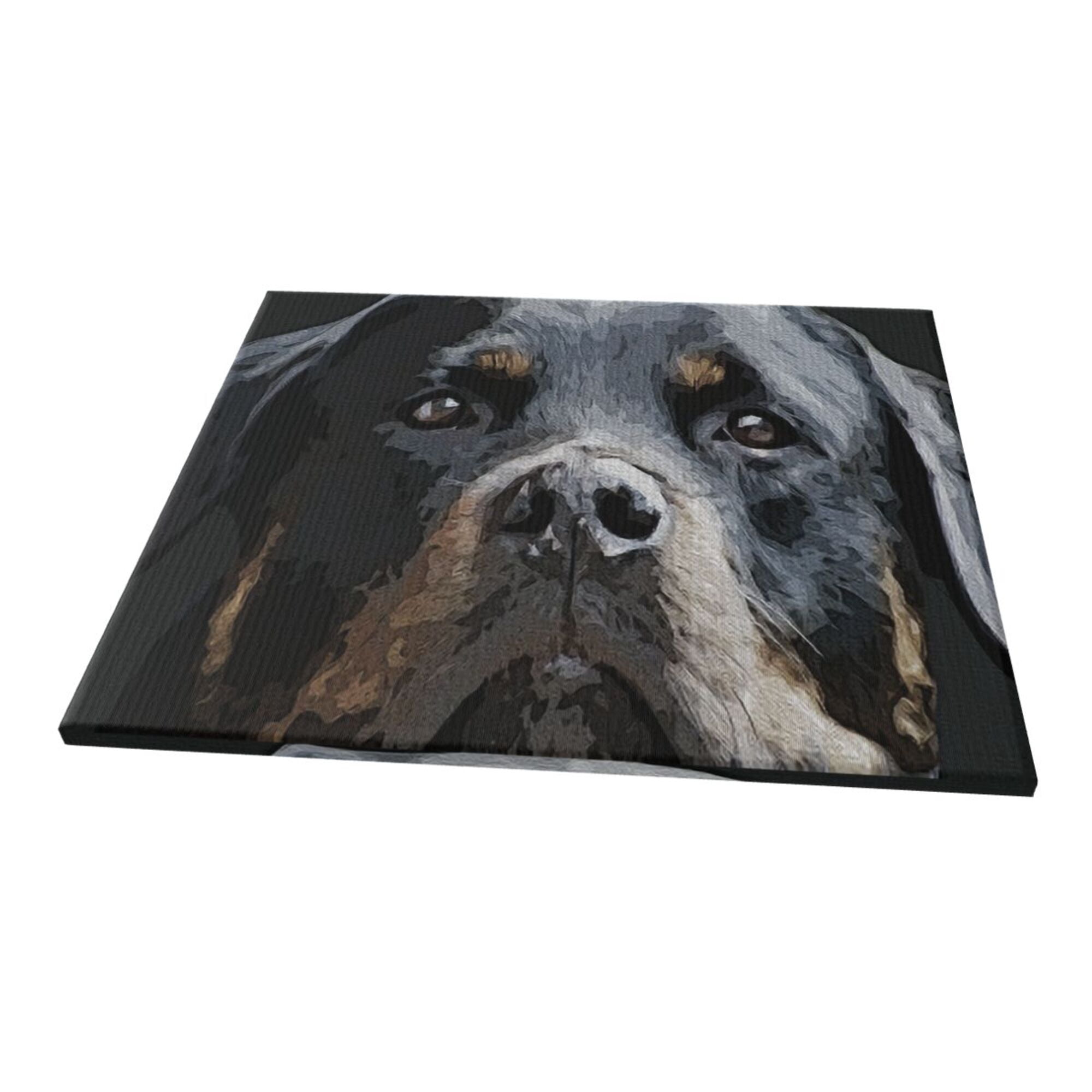 Decor Rottweiler Portrait Wall Decor Bathroom Canvas Painting Modern ...