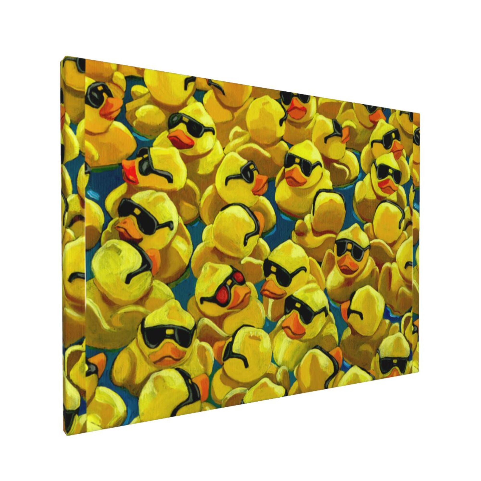 Decor Rubber Duck Painting Wall Decor Bathroom Canvas Painting Modern ...
