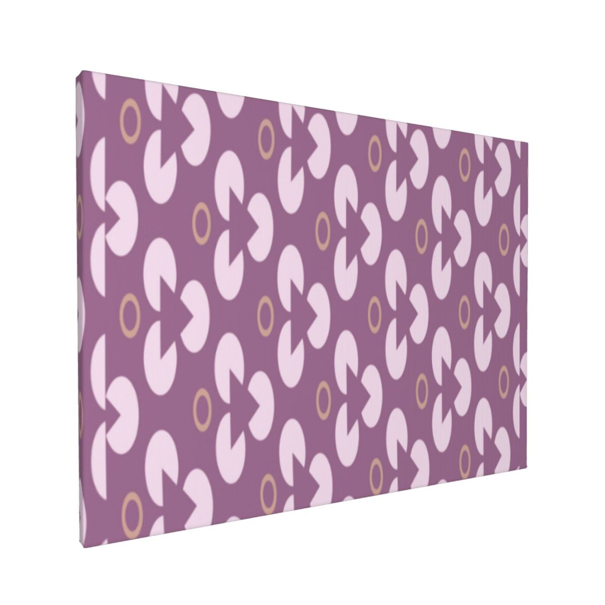 Decor Seamless Floral Pattern Background Wall Decor Bathroom Canvas ...