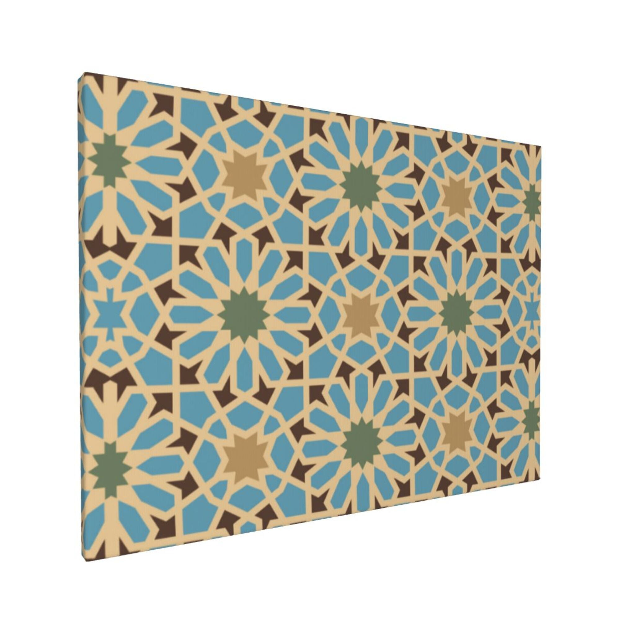 Decor Seamless Flower Pattern Wall Decor Bathroom Canvas Painting ...