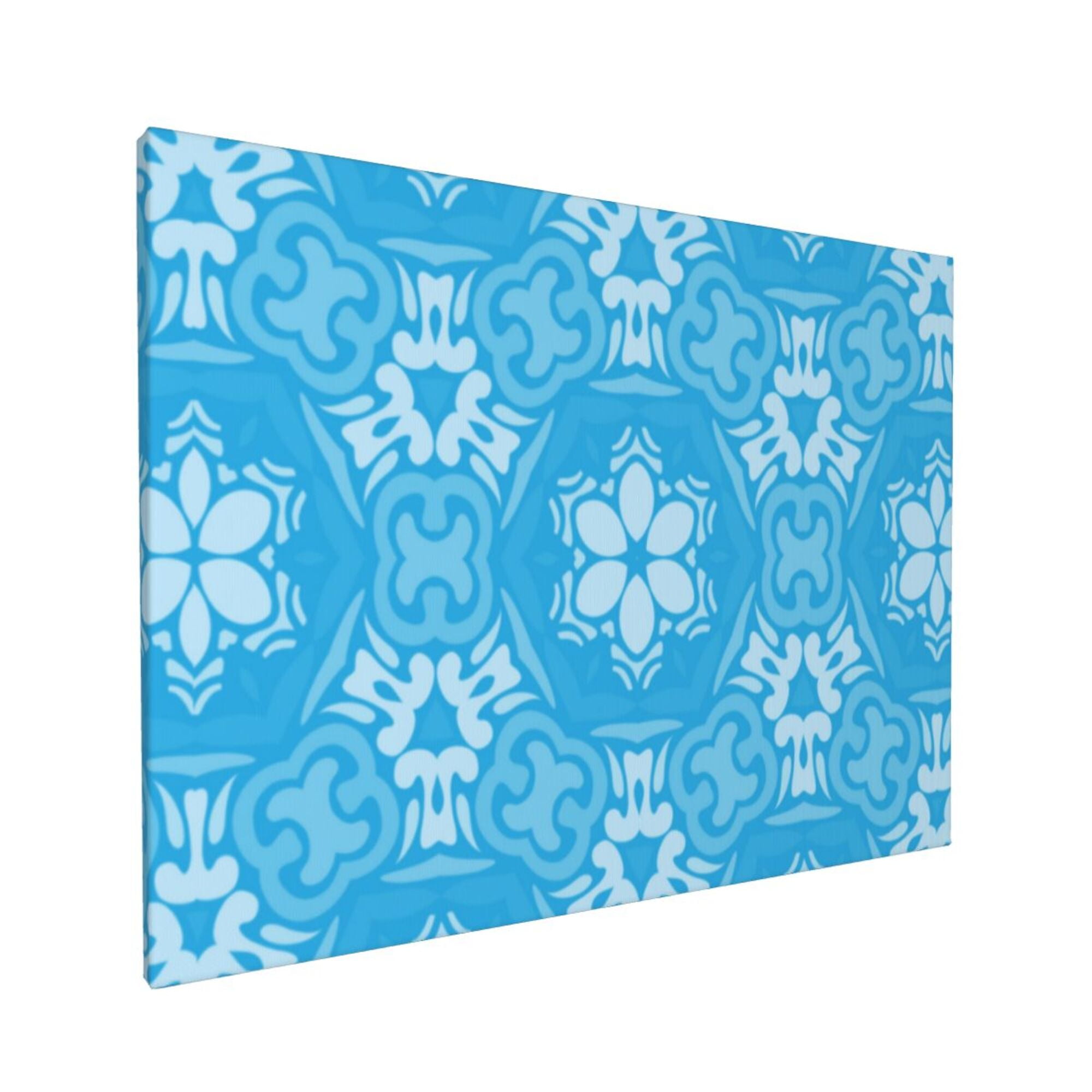 Decor Seamless Flower Pattern Wall Decor Bathroom Canvas Painting ...