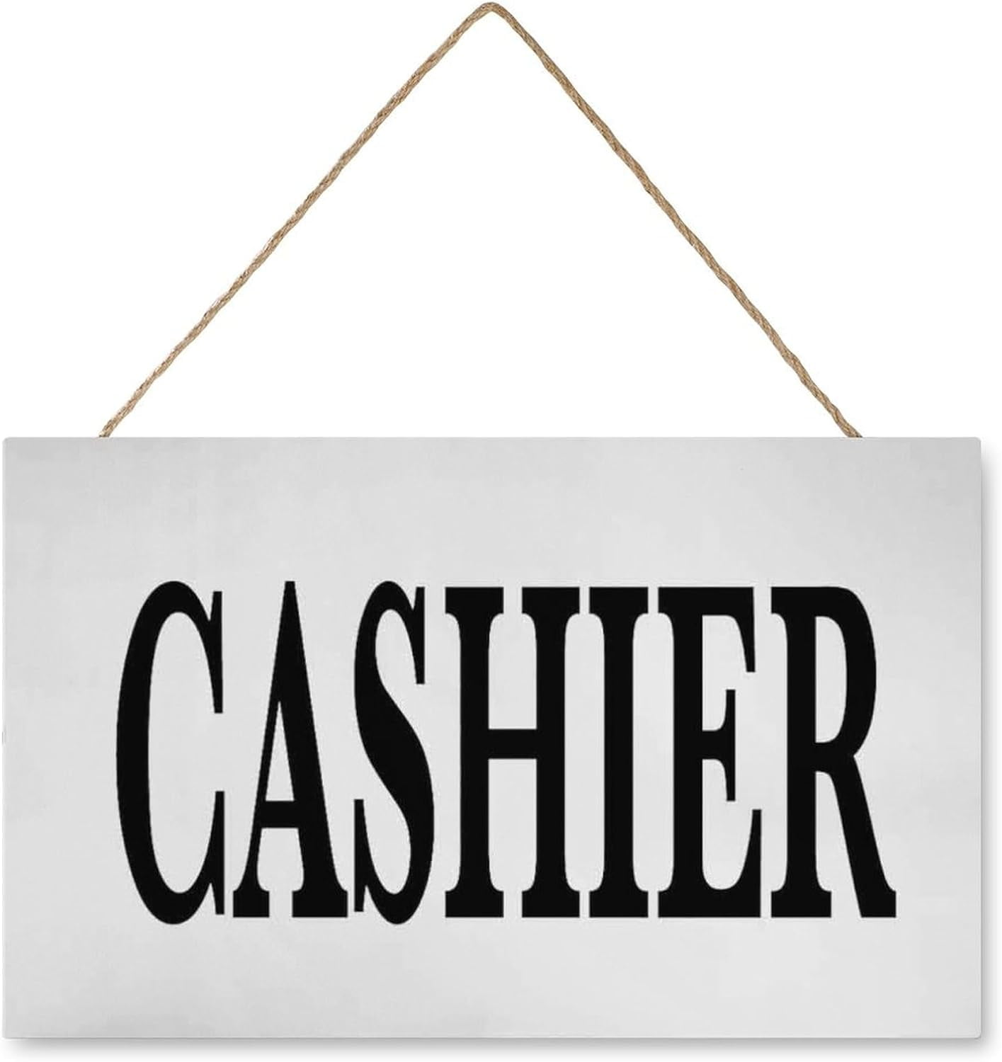 Decor Sign Hanging Wood Sign Cashier Sign Restaurant Cafe Diner Signage ...