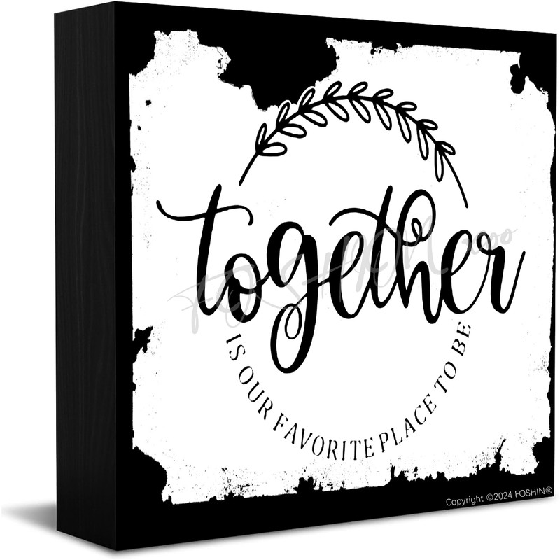 Decor Sign Together Is Our Favorite Place To Be Sign Family Sign ...