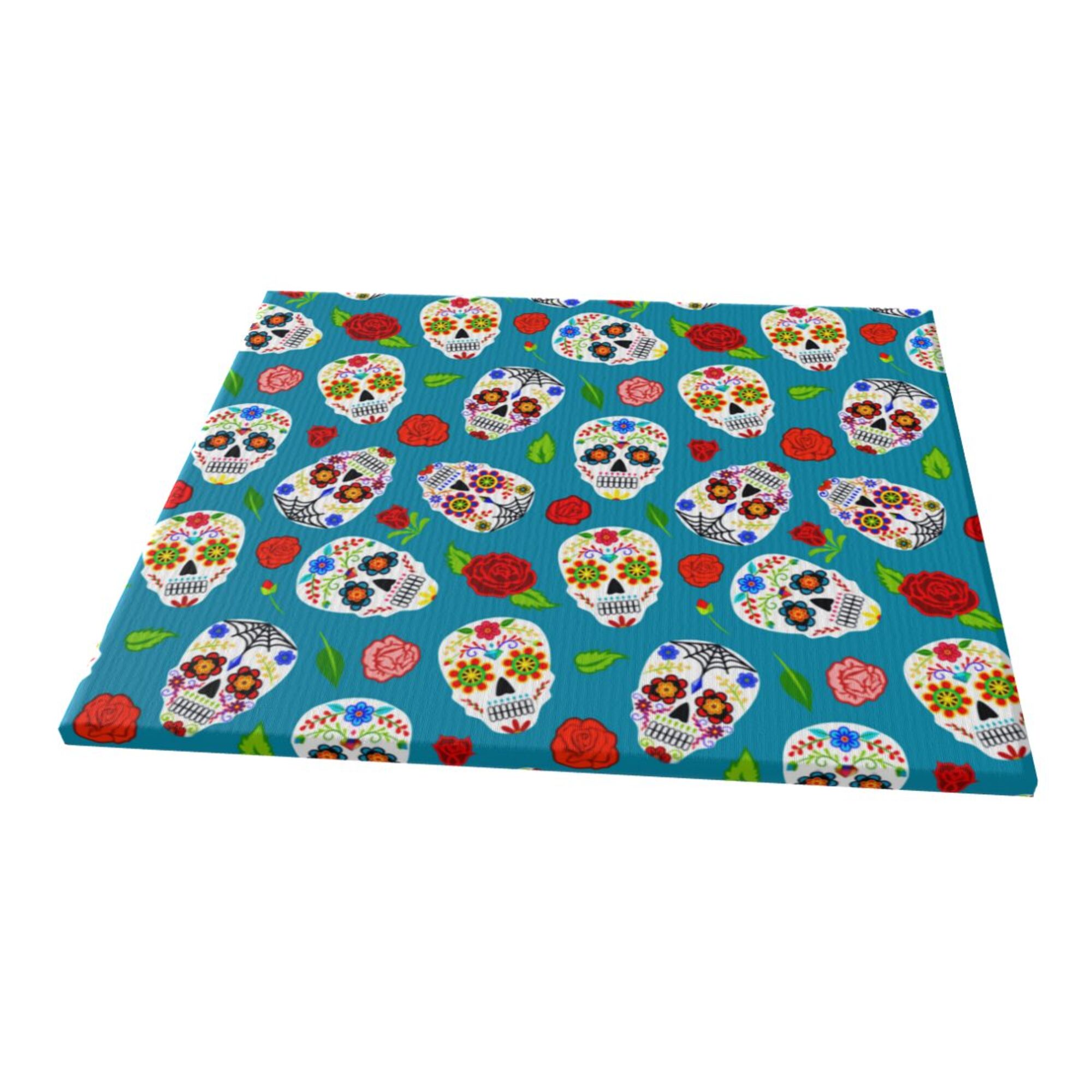 Decor Skull Of Day-Dead Wall Decor Bathroom Canvas Painting Modern ...