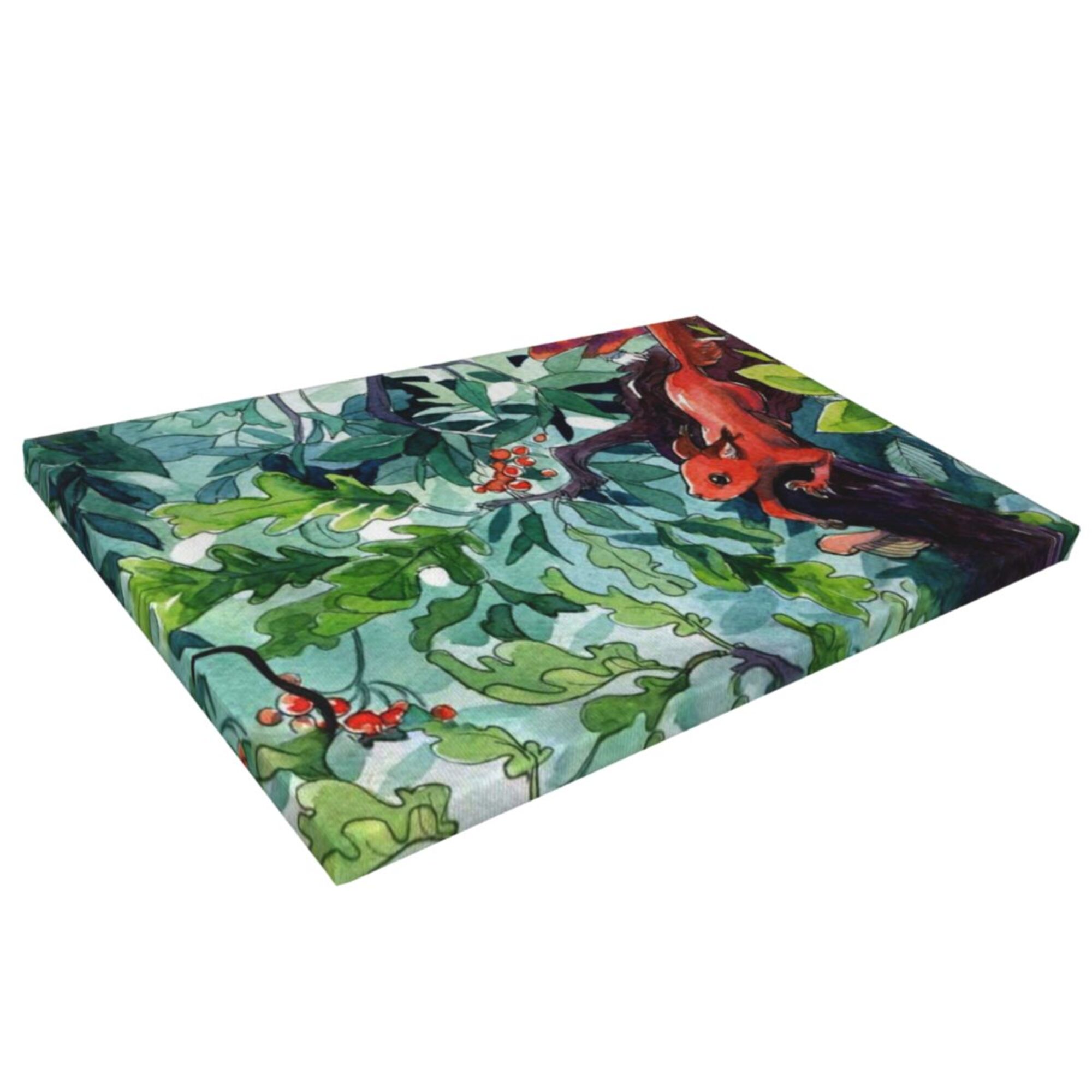 Decor Squirrel In The Tree Wall Decor Bathroom Canvas Painting Modern ...